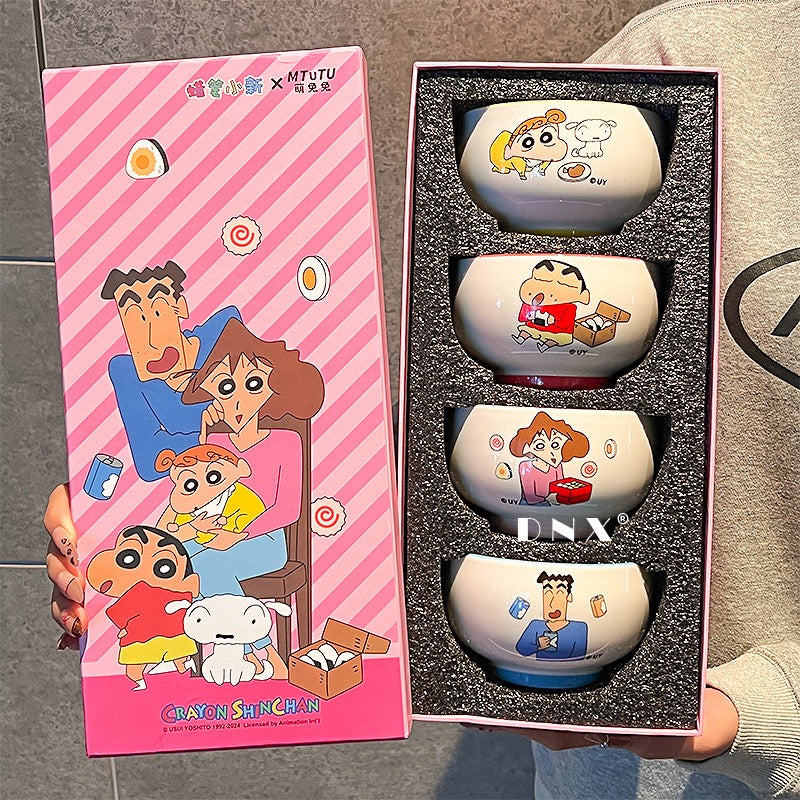 Crayon Shinchan Family Ceramic Bowl Set (Gift Box) – TAKEMEHOME | Home ...